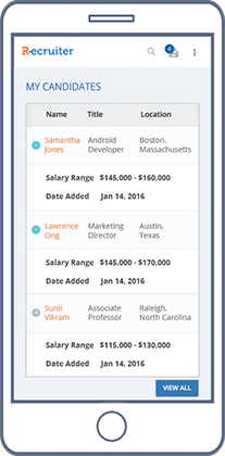 Job/Person Matching solution by Recruiter.com | iCIMS Marketplace