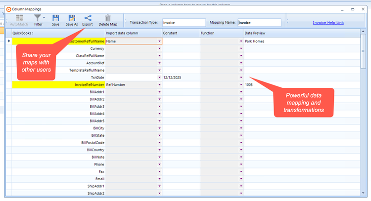 Axis - import & export utility | Apps for QuickBooks Desktop Marketplace