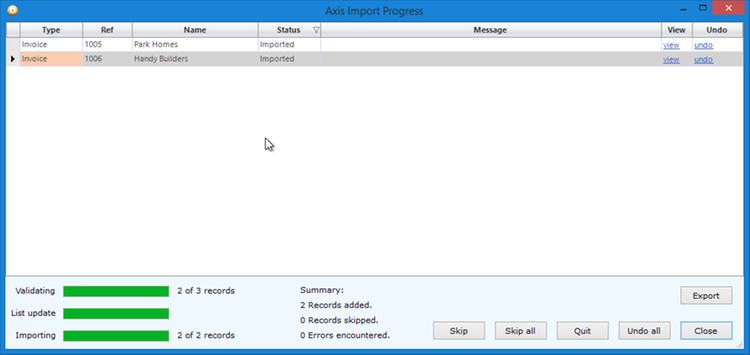 Axis - import & export utility | Apps for QuickBooks Desktop Marketplace