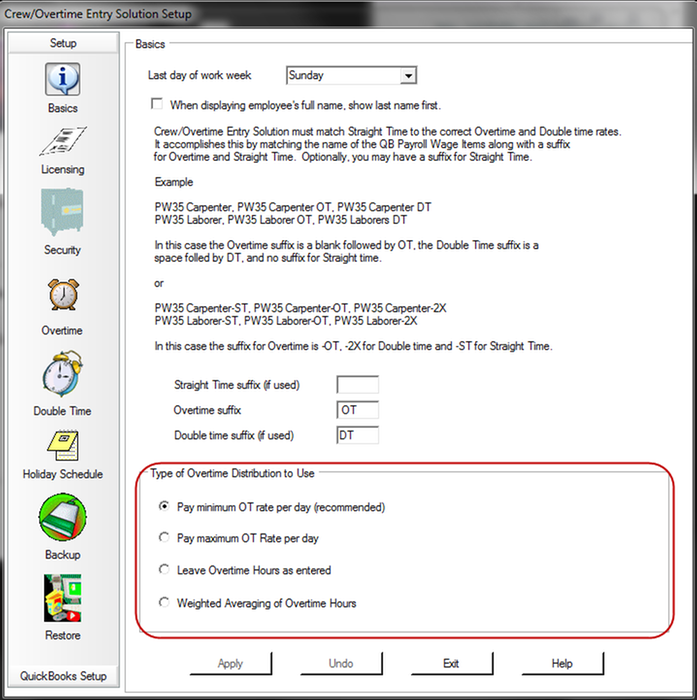 Crew/Overtime Entry Solution | Apps for QuickBooks Desktop Marketplace