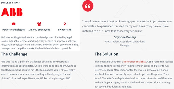 Reference Check solution by Checkster Inc. | iCIMS Marketplace