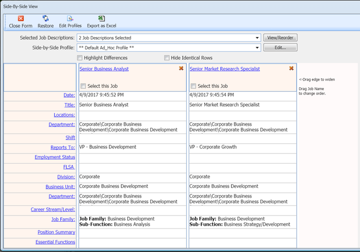 Features | Job Description Management Software solution by HRTMS, Inc ...