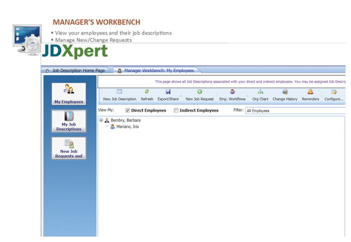 Features | Job Description Management Software solution by HRTMS, Inc ...