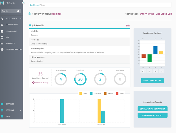 Assessment solution by McQuaig Institute | iCIMS Marketplace