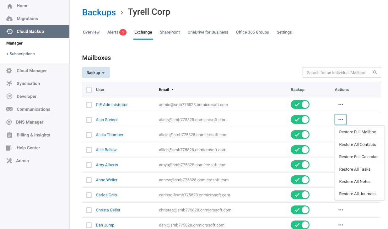 SkyKick Cloud Backup for Office 365 | AppDirect Marketplace