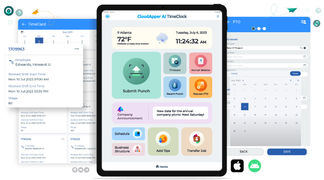 CloudApper AI TimeClock | UKG Marketplace