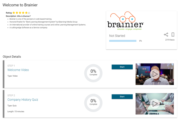 Brainier Learning Management System for ADP Workforce Now® and ADP Vantage HCM® by Brainier ...