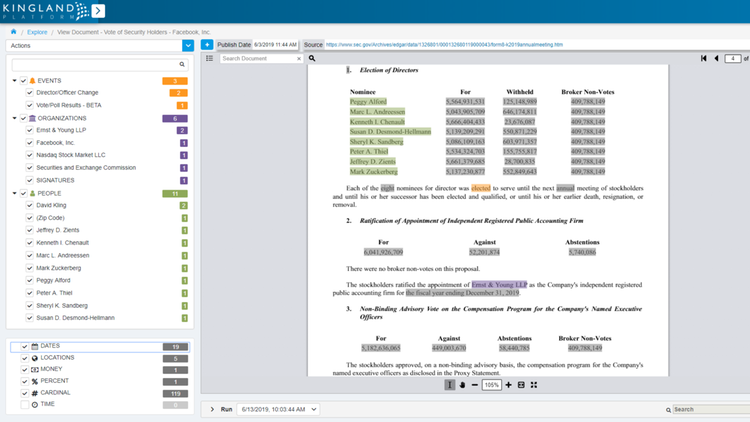 Kingland Text Analytics | X-Sight Marketplace