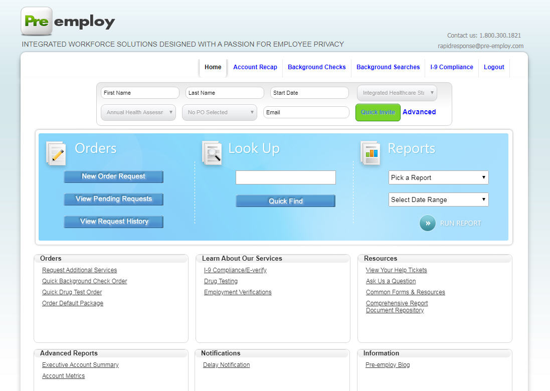 Prime Background Screen solution by Pre-Employ | iCIMS Marketplace