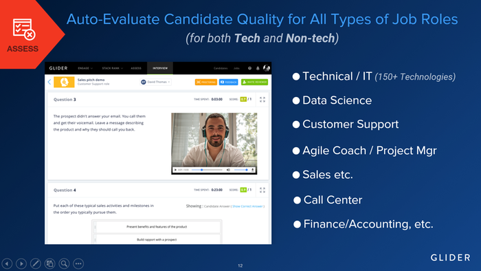 Assessment solution by Glider AI Inc. | iCIMS Marketplace
