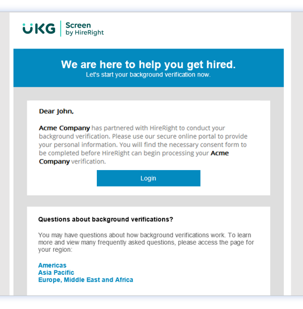 UKG Screen by HireRight | UKG Marketplace