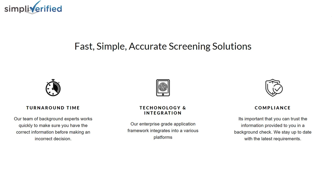 Background Screening solution by SimpliVerified | iCIMS Marketplace
