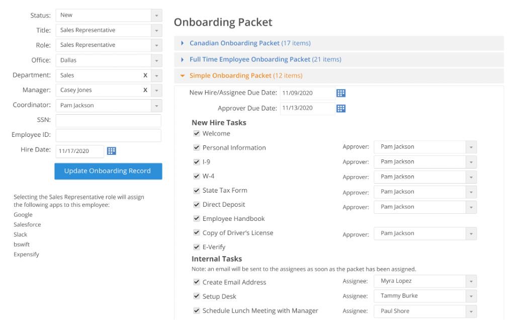 ClearCompany Onboarding | ADP Canada Marketplace