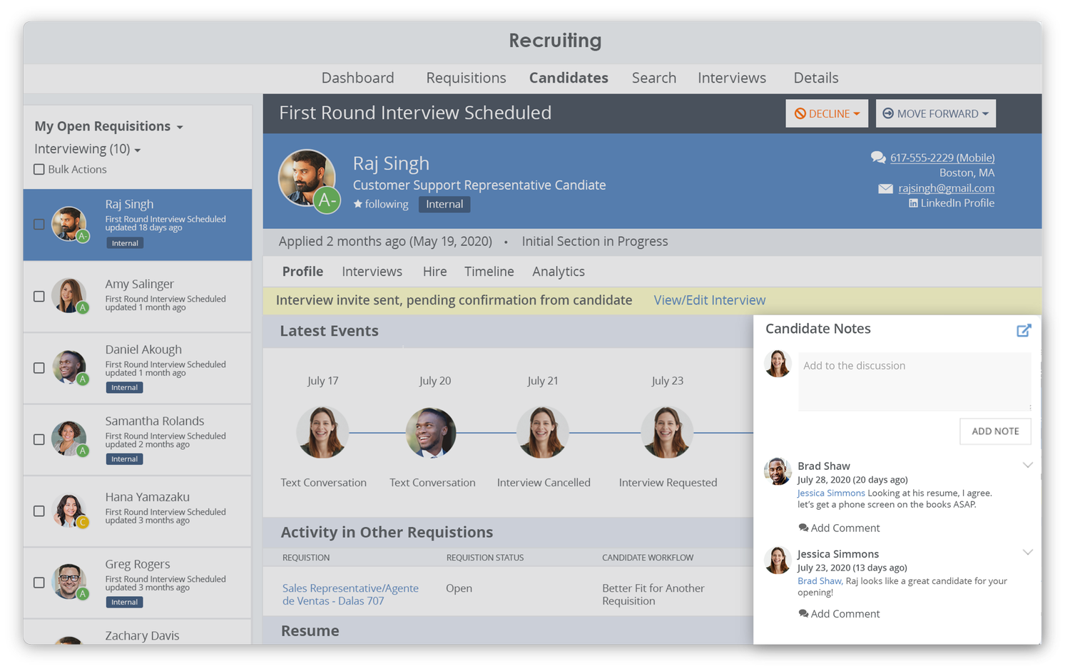 ClearCompany Applicant Tracking System (ATS) | ADP Canada Marketplace