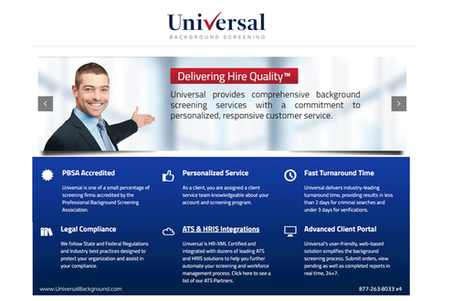 Universal Background Screening | UKG Marketplace