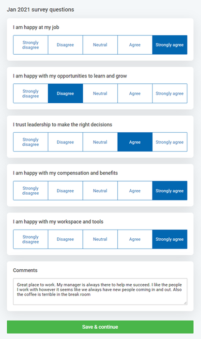 Macorva EX - Employee Surveys | ADP Marketplace