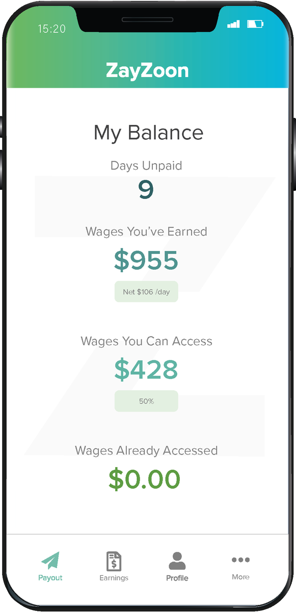 ZayZoon Earned Wage Access for RUN Powered by ADP® | ADP Marketplace