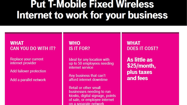 T-Mobile Fixed Wireless Internet for Business | AppDirect Marketplace
