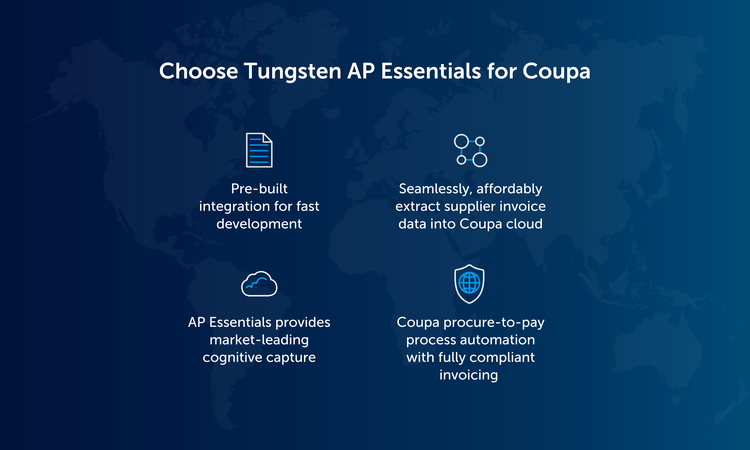 Tungsten AP Essentials (formerly Kofax) | Coupa App Marketplace