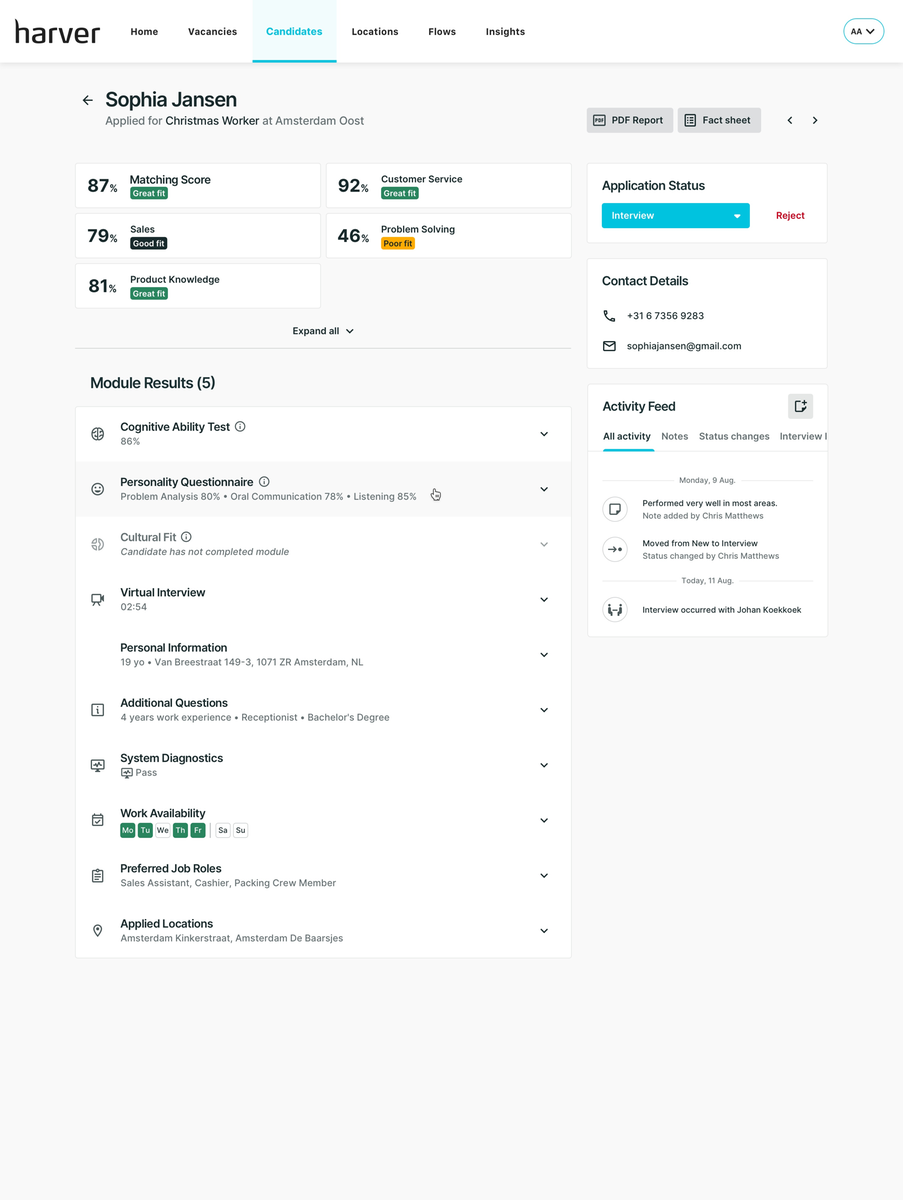 Assessment Solution by Harver | iCIMS Marketplace