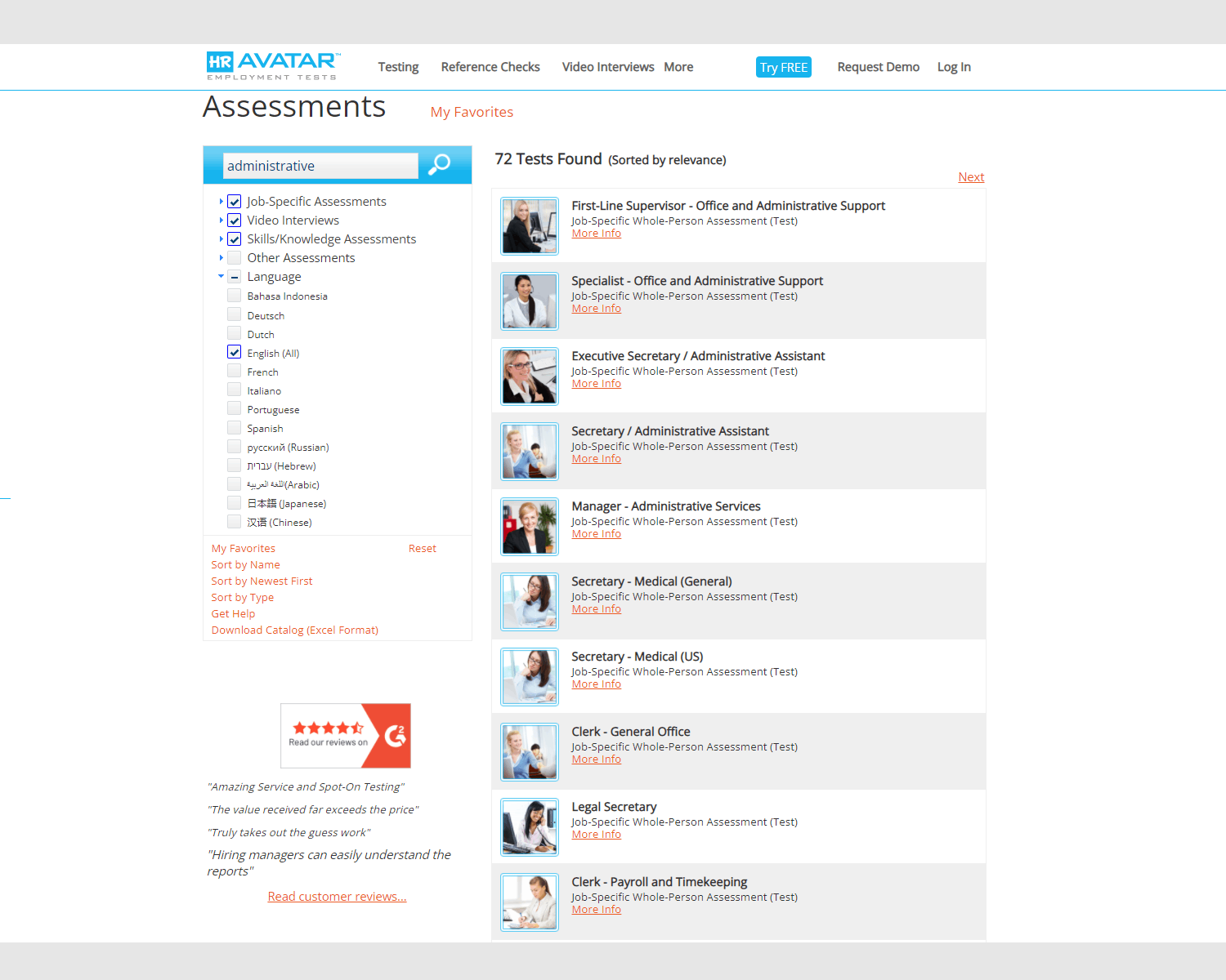 Assessment Solution by HR Avatar, Inc. | iCIMS Marketplace
