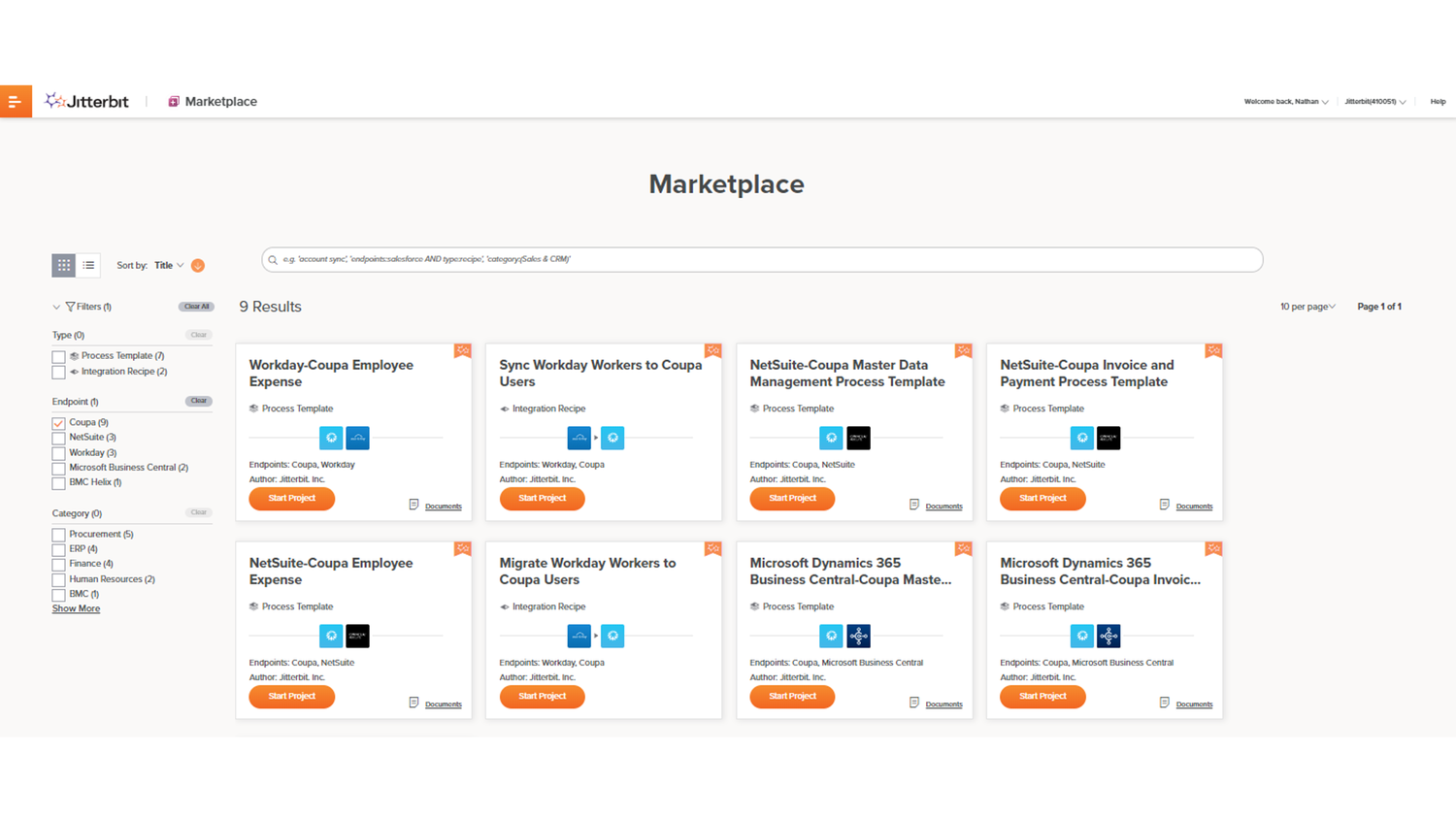 Jitterbit Harmony Application Connector for Coupa | Coupa App Marketplace