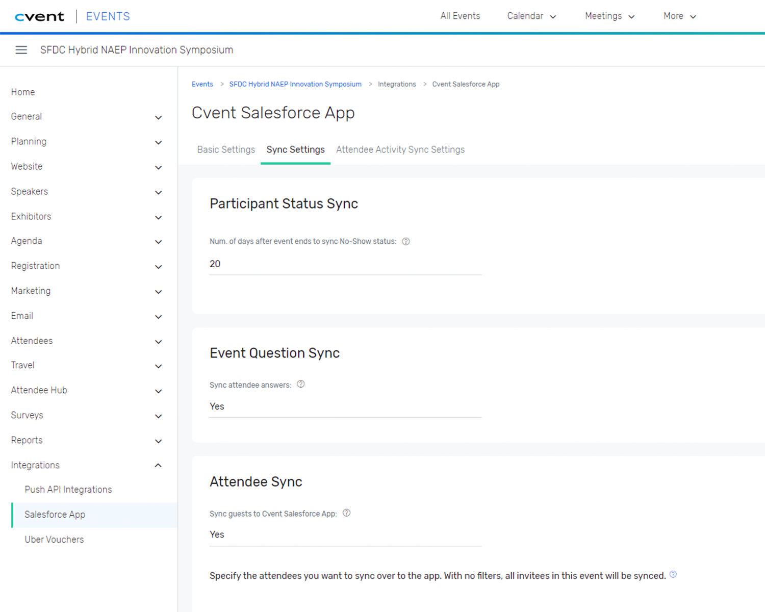 Cvent Salesforce App | Cvent App Marketplace