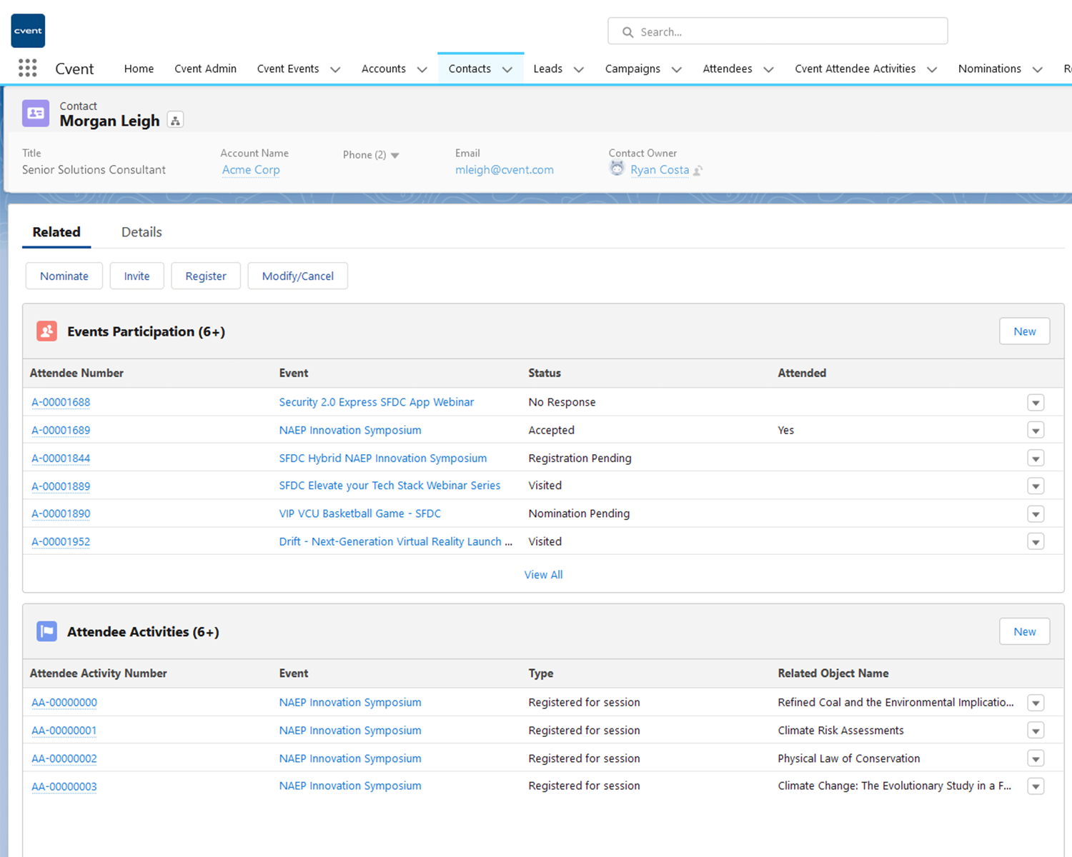Cvent Salesforce App | Cvent App Marketplace