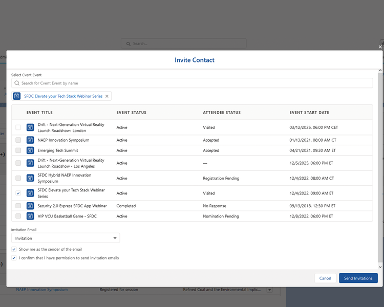 Cvent Salesforce App | Cvent App Marketplace