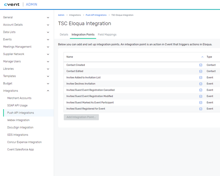 Eloqua | Cvent App Marketplace