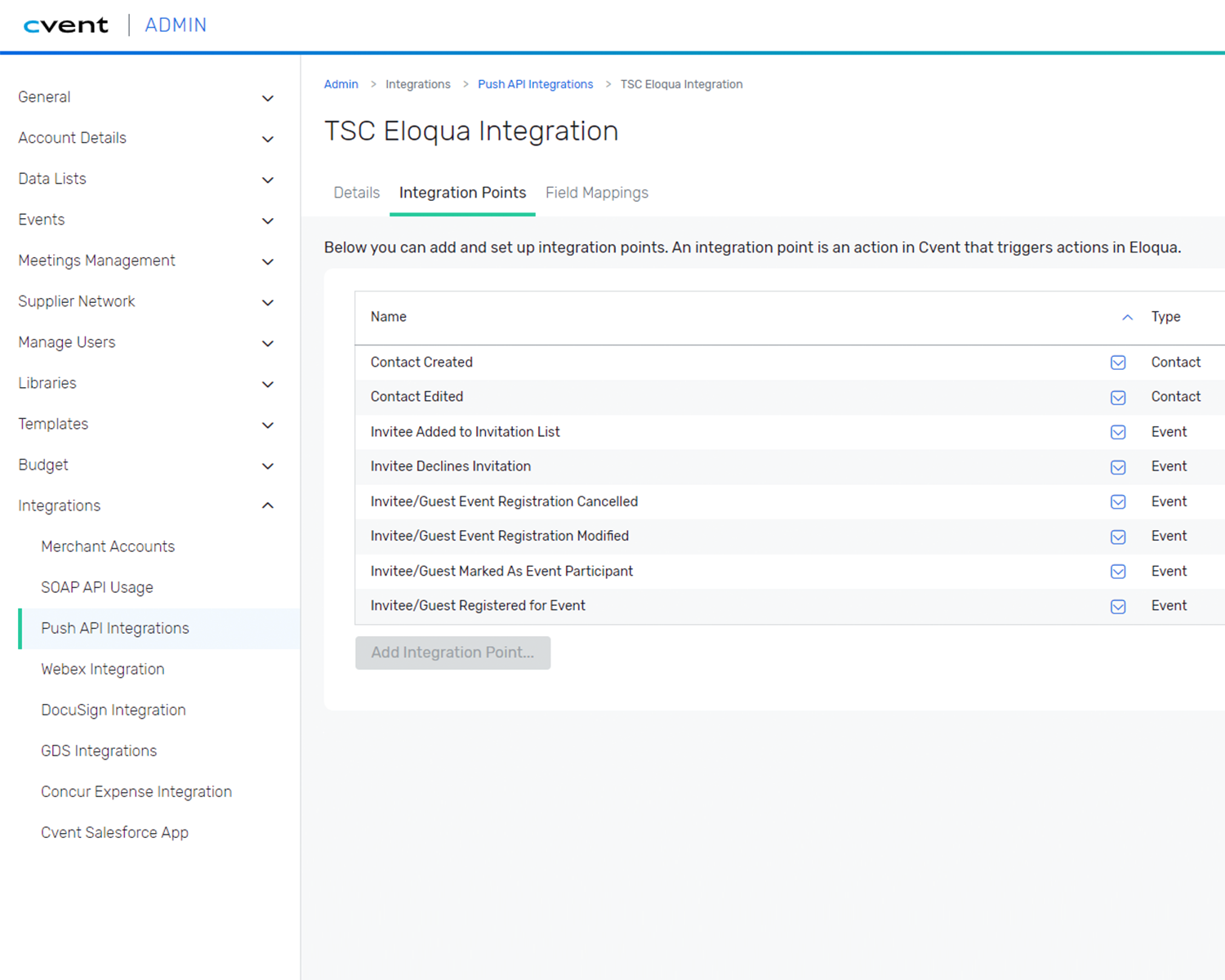 Eloqua | Cvent App Marketplace