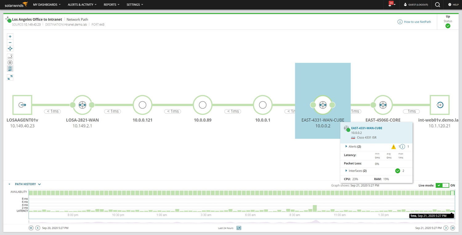 SolarWinds NPM | Cisco Networking App Marketplace