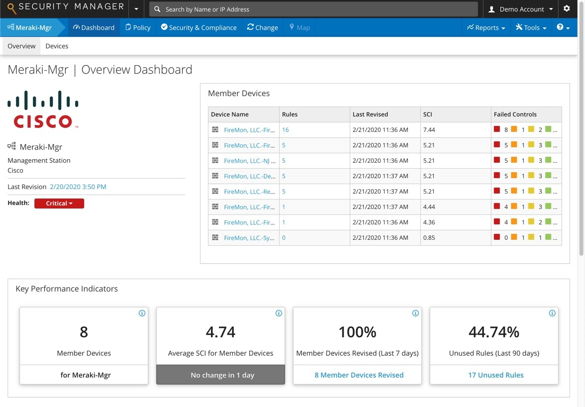FireMon Security Manager | Cisco Networking App Marketplace