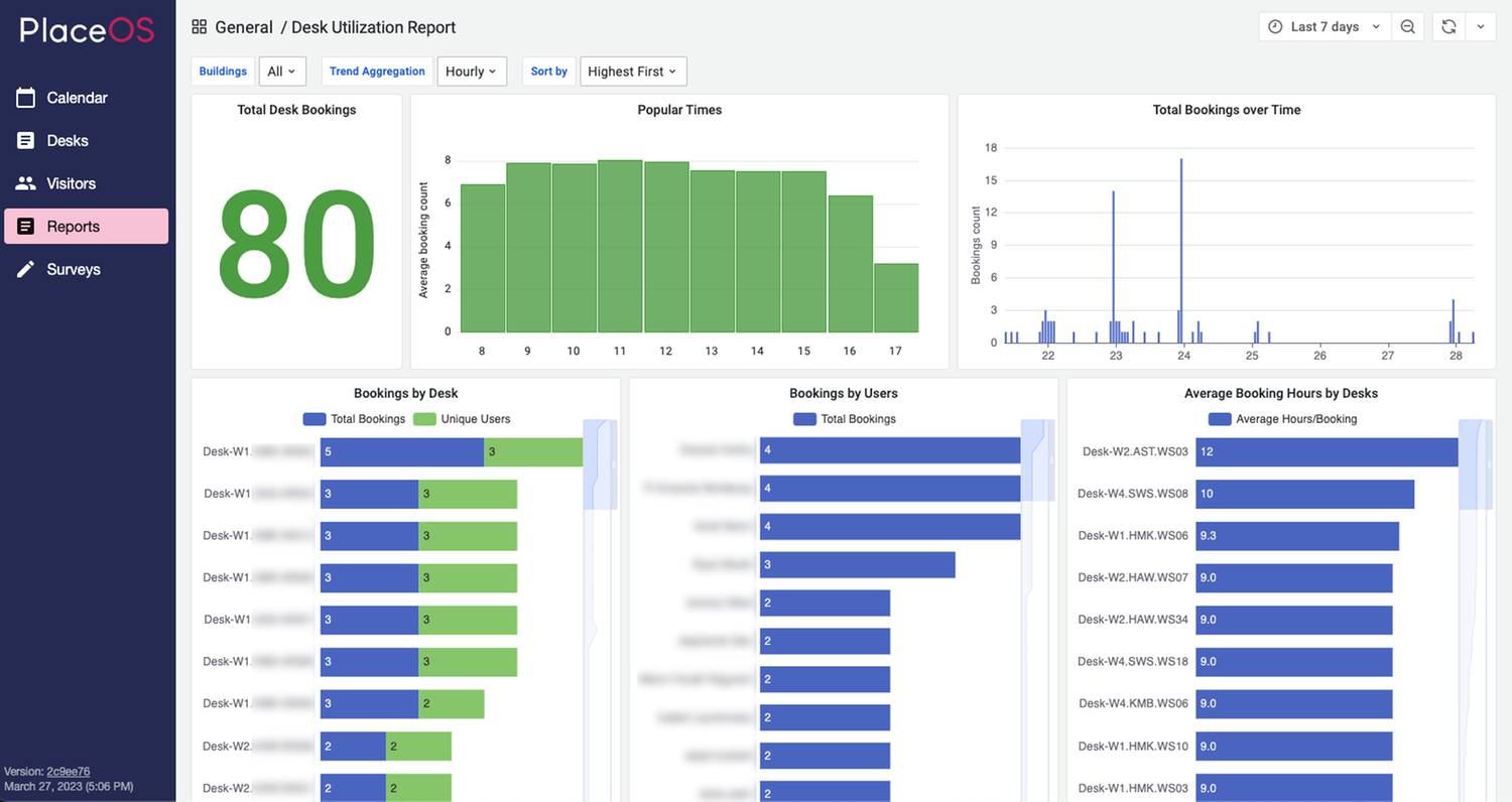 Features | Desk Booking | PlaceOS | Cisco Networking App Marketplace