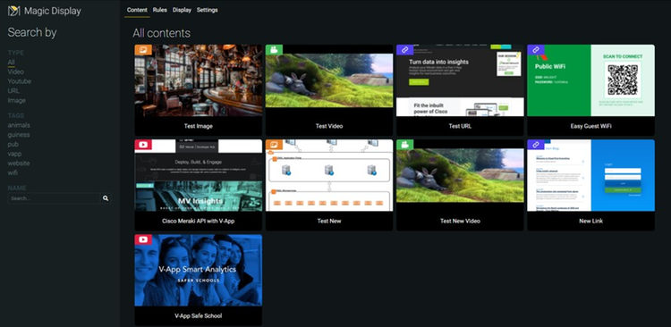 VAPP | Magic Display | Cisco Networking App Marketplace