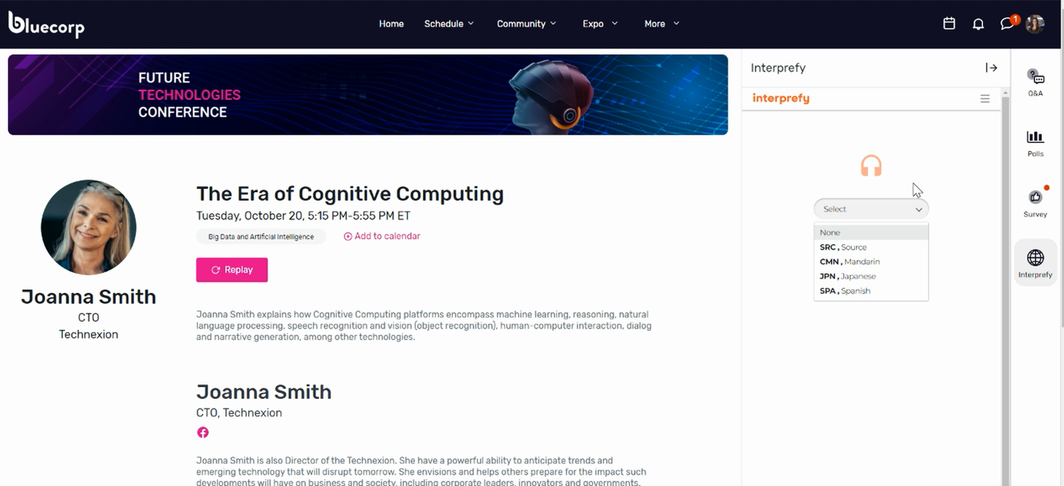 Interprefy | Cvent App Marketplace