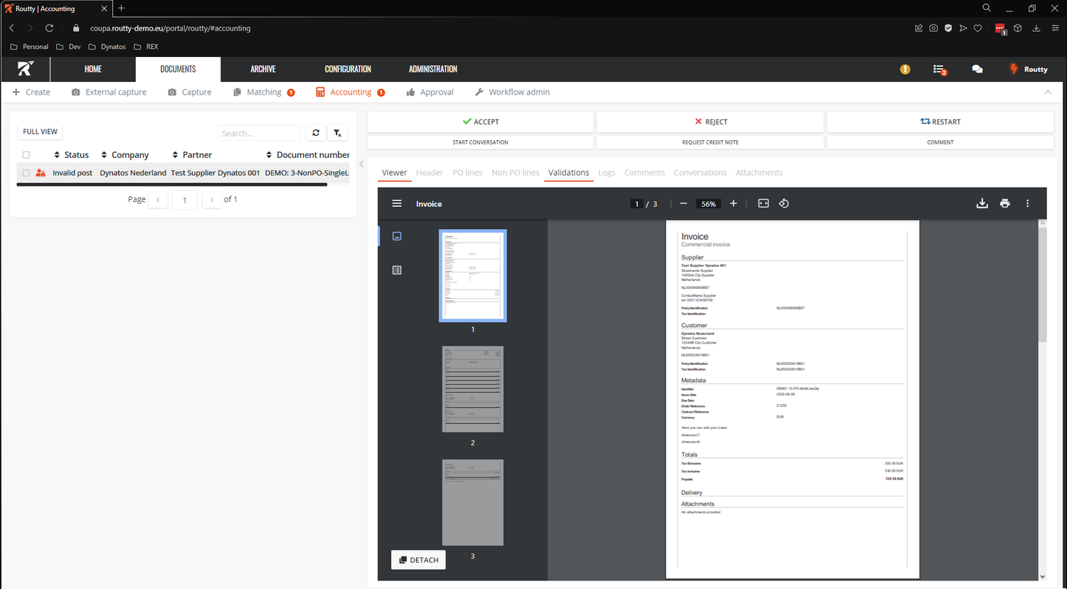 Routty Multi-Format Invoice Integration | Coupa App Marketplace