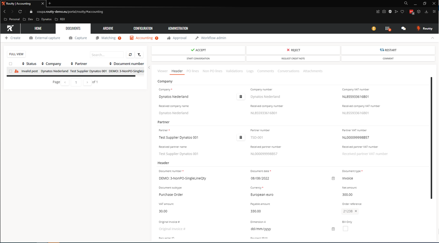 Routty Multi-Format Invoice Integration | Coupa App Marketplace