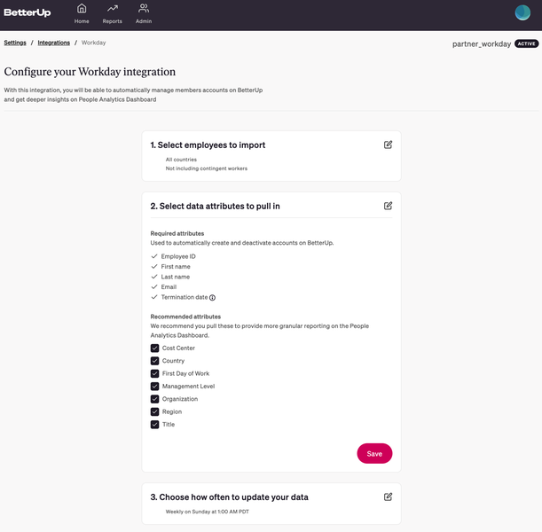 BetterUp Integration with Workday HCM | Workdaysandbox