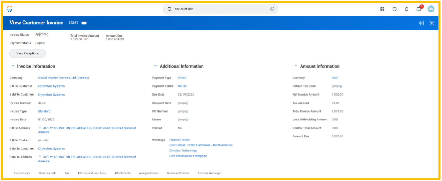 AvaTax Integration v3.0 for Workday | Workdaysandbox