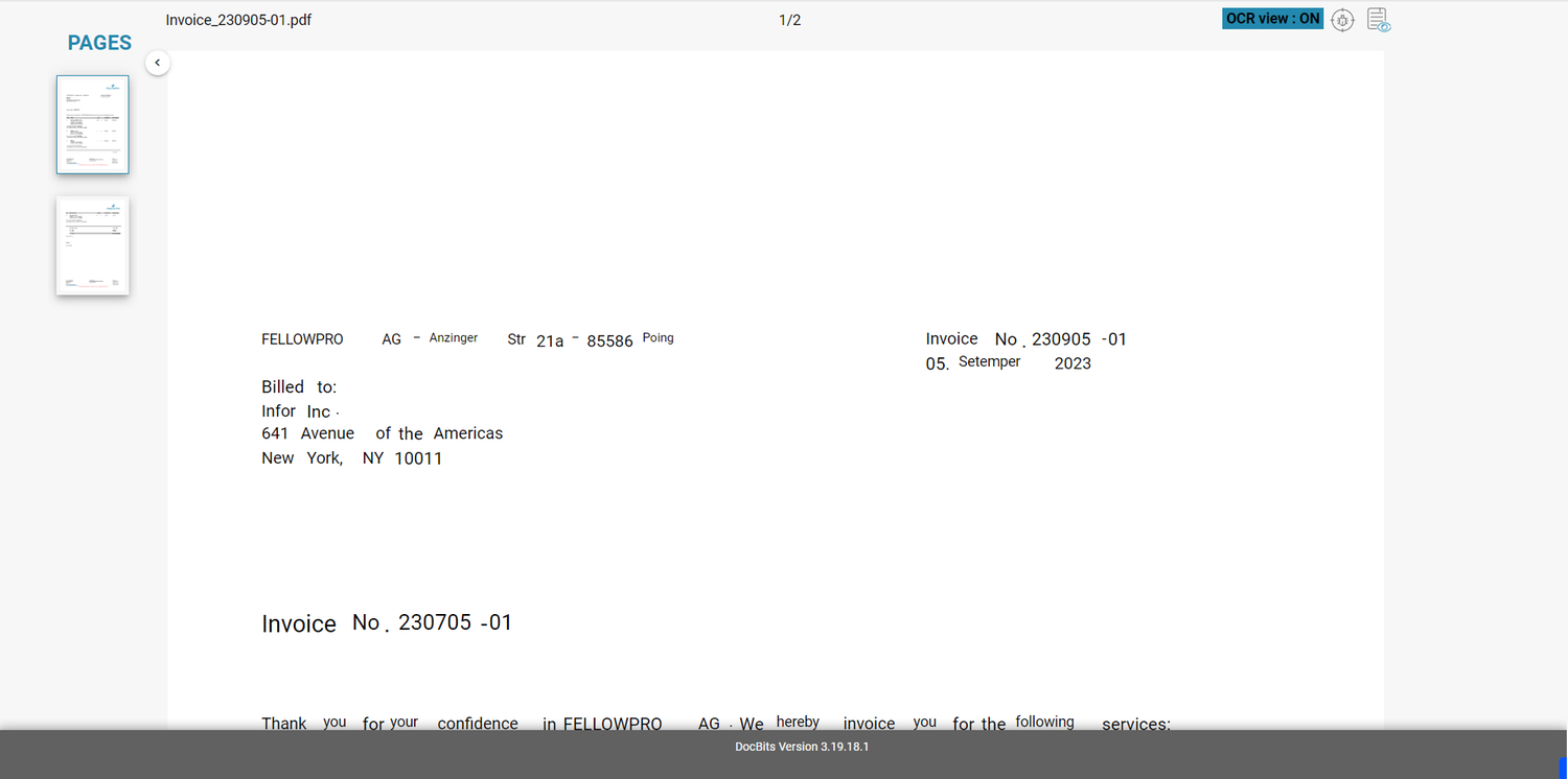 DocBits | Infor Marketplace