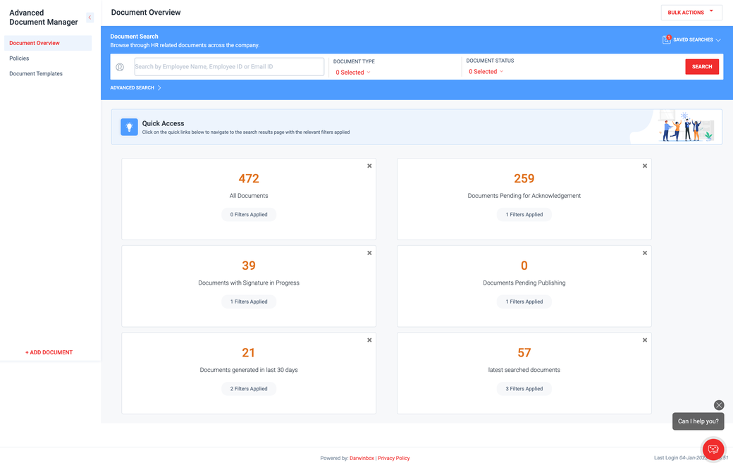 Document Management System | Darwinbox Marketplace