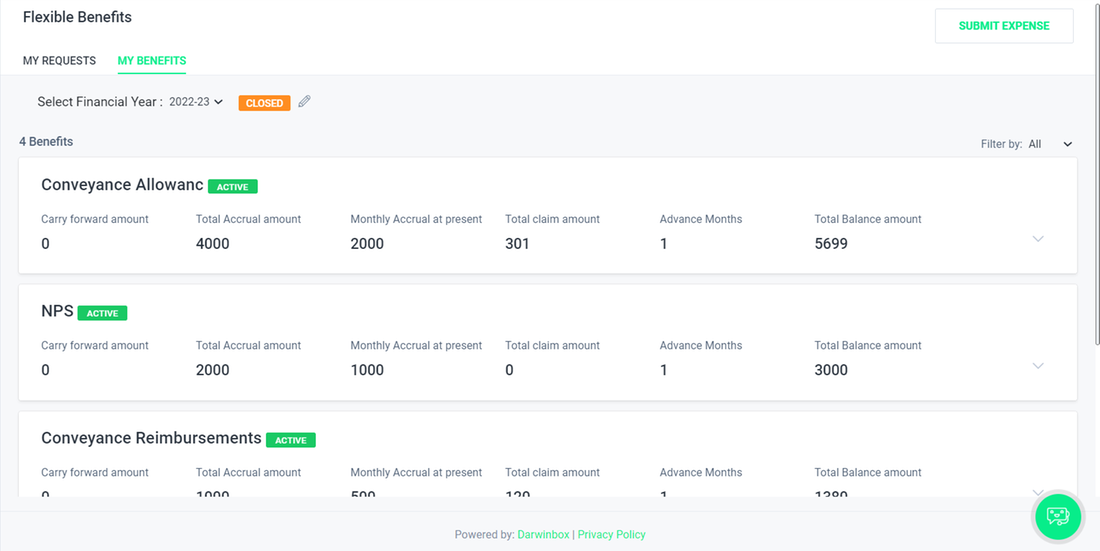 Services: Reimbursement Proof Validation | Darwinbox Marketplace