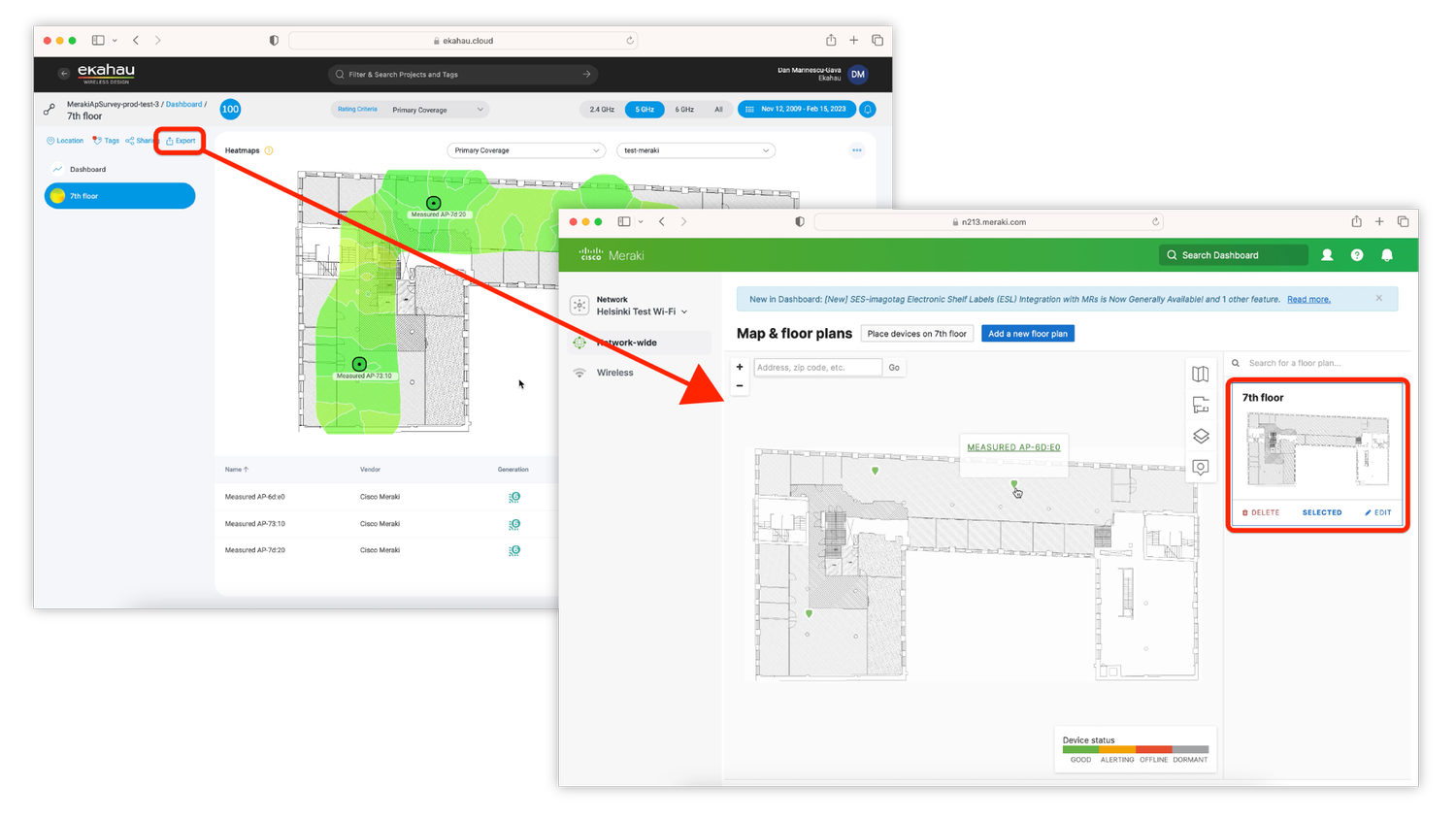 Ekahau Meraki Dashboard Zero-Touch Provisioning | Cisco Networking App ...