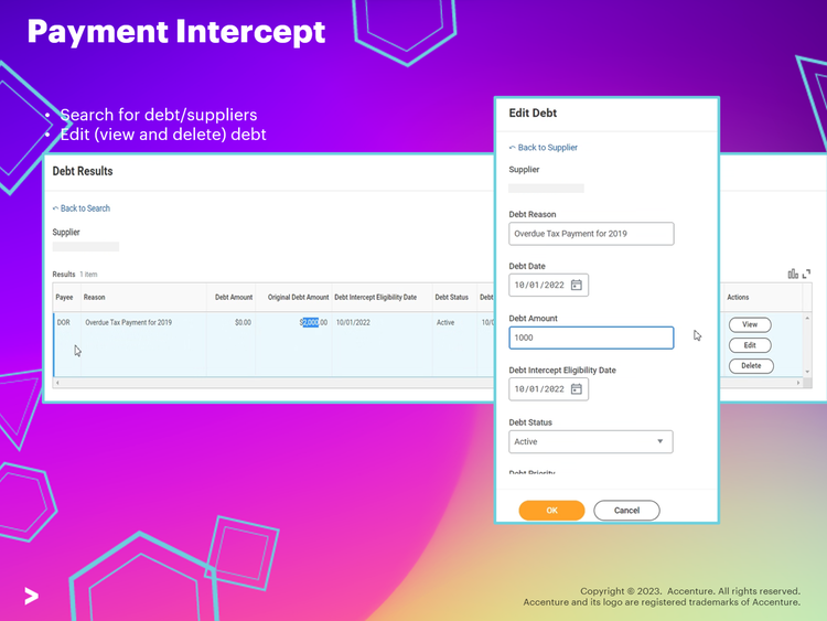 Payment Intercept | Workday Solutions Marketplace