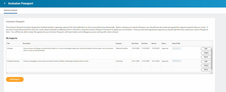 Inclusion Passport | Workday Marketplace