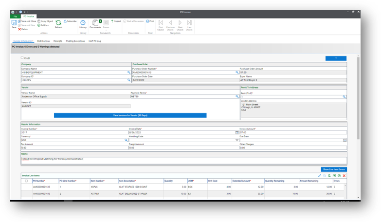 Hyland Direct Spend Matching for Workday | Workday Marketplace