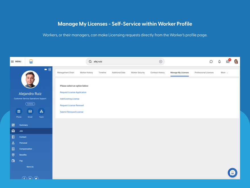Licensing and Credentialing Management | Workday Marketplace