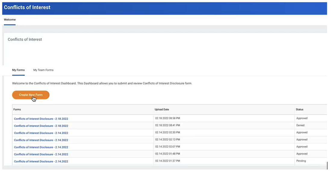 Conflict of Interest Extend App | Workday Marketplace