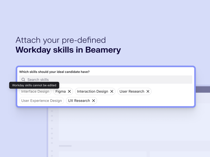 Beamery Skills Cloud Integration | Workday Marketplace